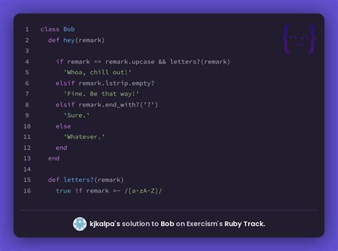 kjkalpa s solution for bob in ruby on exercism