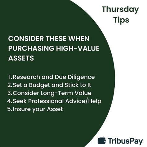 What To Consider When Purchasing High Value Assets