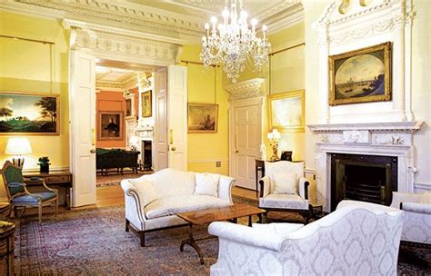10 Downing Street London Historic Homes Furniture Layout Living