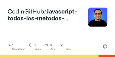 github codingithub javascript todos los metodos arreglos