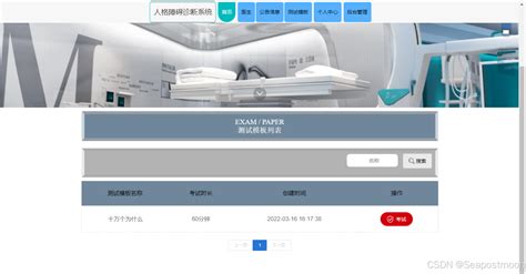 Java毕设项目案例实战ii基于spring Boot的人格障碍诊断系统（开发文档数据库源码）关于罕见病的系统开发毕设 Csdn博客