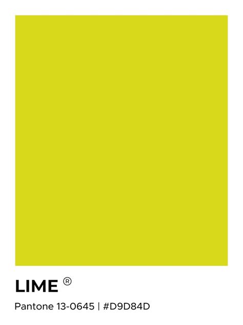 Lime Pantone Cool Green Neon Cute Minimal Modern Wall Decor