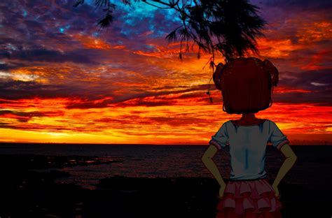 Beautiful Sunset For A Beautiful Girl R Ddlc