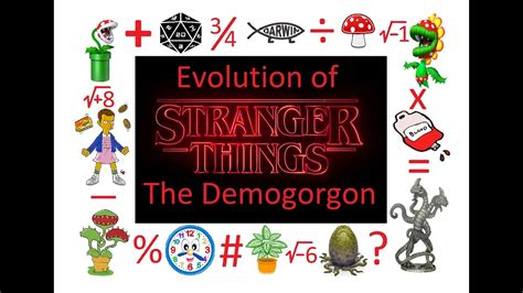 Stranger Things Evolution Of The Demogorgon Youtube