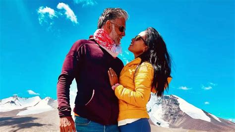 Milind Soman Sends Warm Birthday Wishes To Sweetheart Ankita Drops
