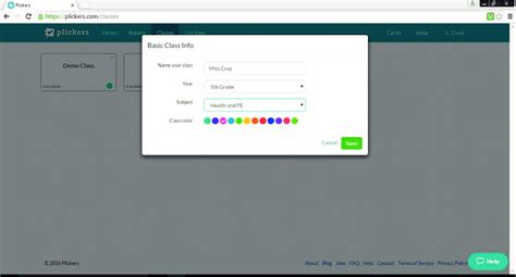 Basic Class Information And Class Color Download Scientific Diagram