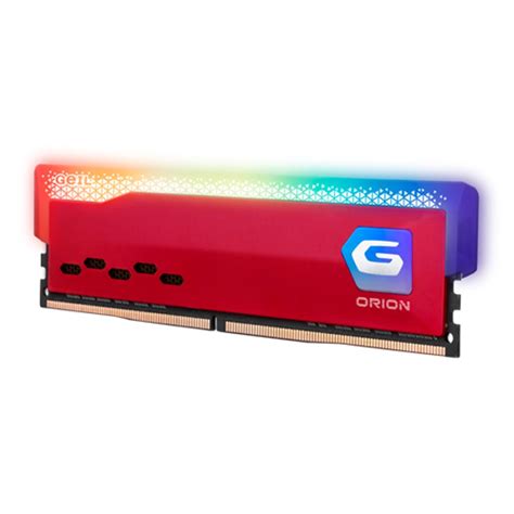 Geil 8gb Ddr4 3200 Mhz Orion Rgb Desktop Ram Red
