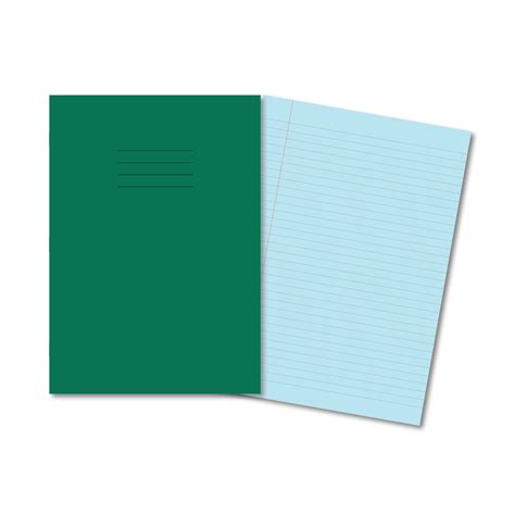 Manila School Exercise Book A4 8mm Ruled And Margin Blue Tinted Paper