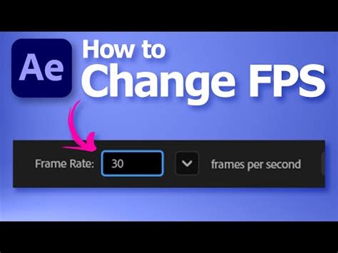 How To Change Frame Rate After Effects