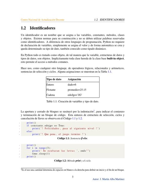Identificador Python Descargar Gratis Pdf Python Lenguaje De