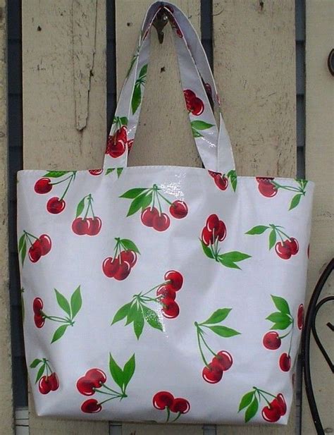 7 Cherry Print Tote Bags Ideas Bags Cherry Print Tote