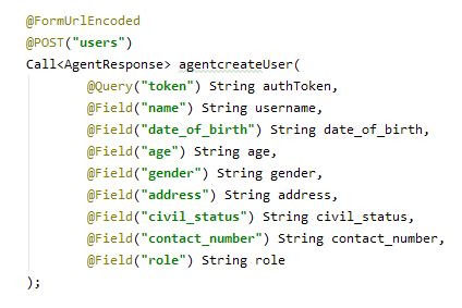 Java Retrofit2 Adding Token Params Query In Retrofit POST Request