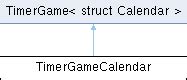 OpenTTD Source TimerGameCalendar Class Reference