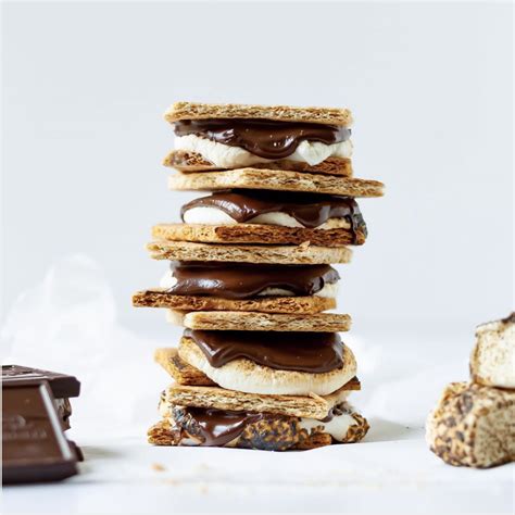 Burnt Marshmallow Smores Stack Recipe The Feedfeed