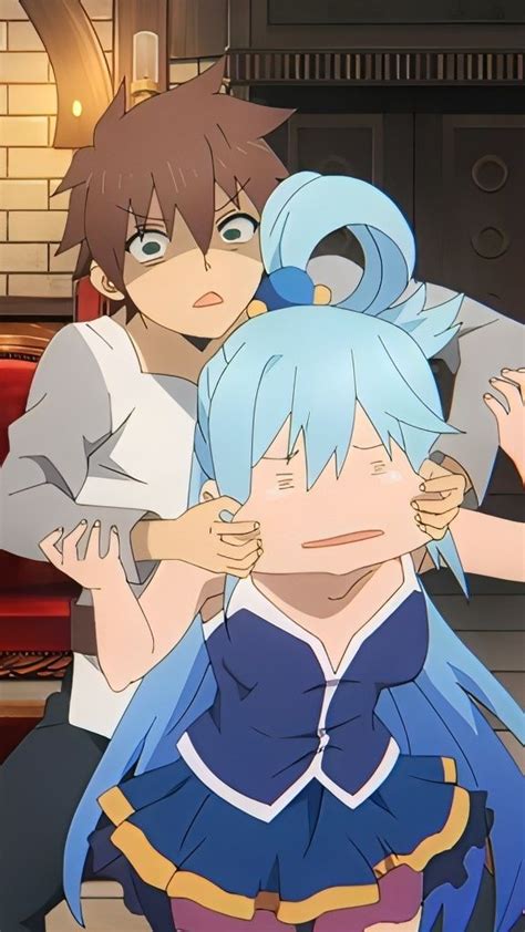 Satou Kazuma And Aqua Kono Subarashii Sekai Ni Shukufuku Wo 3 In