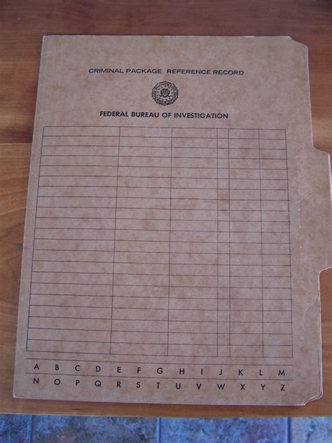 Twin Peaks Props Fbi Folder Original