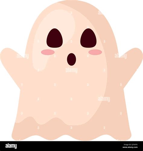 Cute Ghost Design Stock Vector Image And Art Alamy