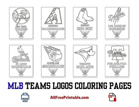 Mlb Teams Free Printable