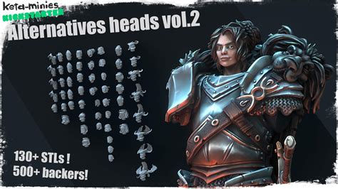 Keta Minies Alternatives Heads And Helms Vol2 Campaign Myminifactory