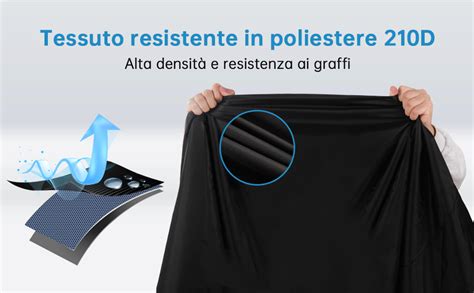 Zuapev Telo Copri Bicicletta Da Esterno Impermeabile Telo Copribicicletta Esterno 210d