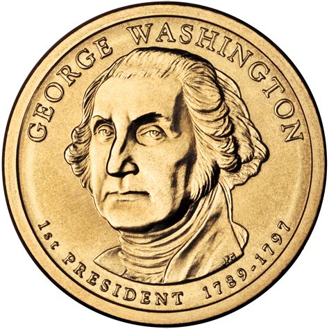 File George Washington Presidential 1 Coin Obverse Png Wikipedia