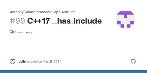 C Has Include Issue AnthonyCalandra Modern Cpp Features GitHub
