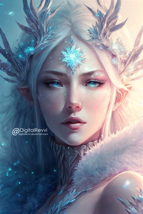 Beautiful Ice Queen By Digitalrevvi On Deviantart
