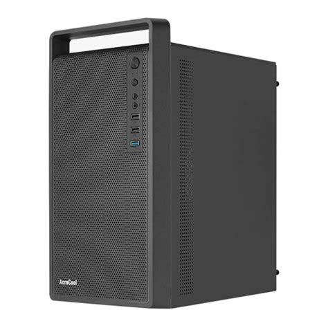 เคสคอมพิวเตอร์ Aerocool Computer Case Itx Cs109 G Bk V1 Rgb Black