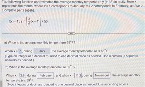 Solved The Following Function Approximates The Average