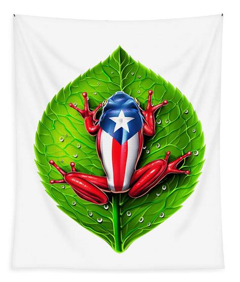Puerto Rican Frog Tattoo