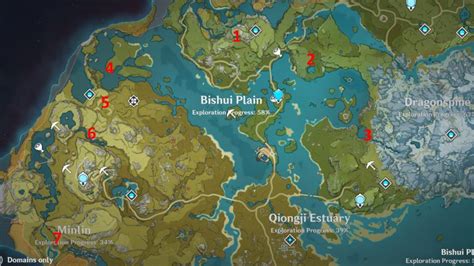 All Genshin Impact Shrine Of Depths Locations Mondstadt Liyue And