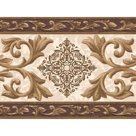 Peel And Stickremovable Wallpaper Borders The Home Depot