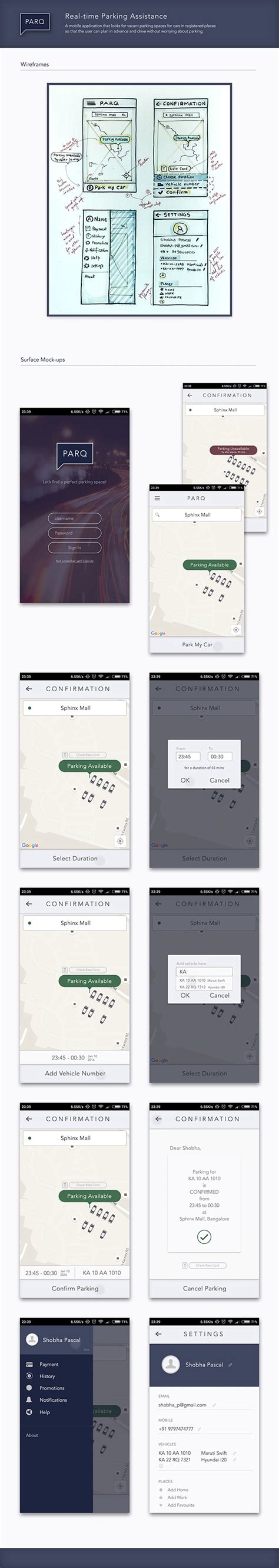 Mock Up Of Mobile App UI UX On Behance