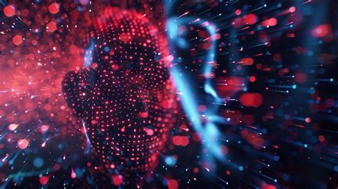 Premium Photo Abstract Digital Circuit With Glowing Lines 3 D Rendering