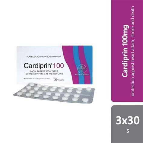 Cardiprin 100mg 3 X 30s Shopee Malaysia