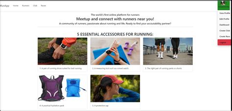 GitHub RIrena RunApp RunApp Online Platform For Runners In NET Core MVC