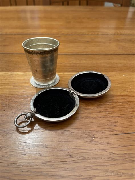 Antiques Atlas Antique Compass And Collapsible Drinking Beaker
