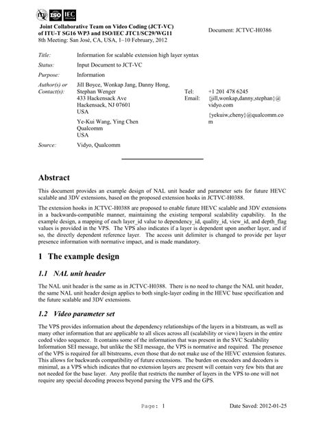 pdf jctvc h0386 information for scalable extension high layer syntax