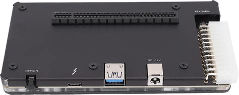 Jp Acogedor 外付けgpuドックエンクロージャ、thunderbolt 3 4 Usb 4 0、pcie 16xスロットミニegpuエンクロージャatx 24