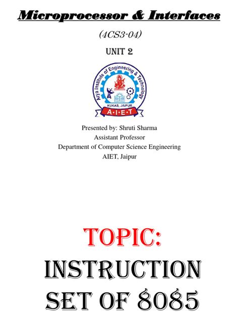4cs3 Mpi Unit 2 Pdf Central Processing Unit Computer Program