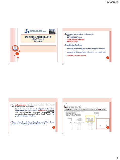 0 Lecture 4 R2 Dm Pdf Mathematical Optimization Linear Programming