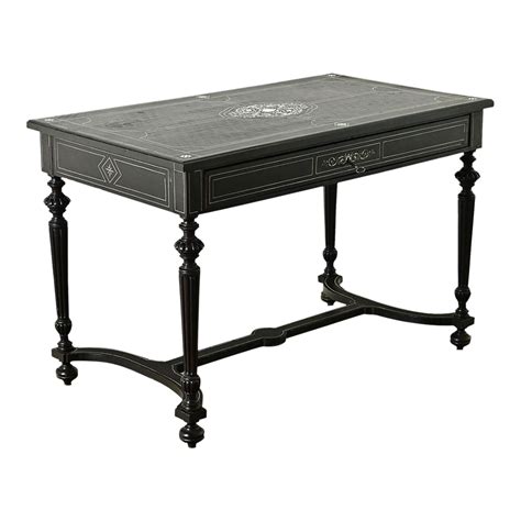 French Napoleon Iii Ebonized Writing Desk Chairish