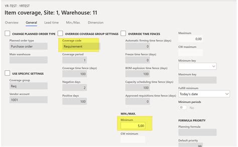 Item Coverage Deep Dive Safety Stock Fulfill Minimum Minimum Key And Maximum Key 1 2