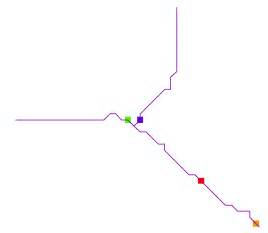Arcgis Desktop Divide Stream Segment At Specific Point Geographic Information Systems Stack