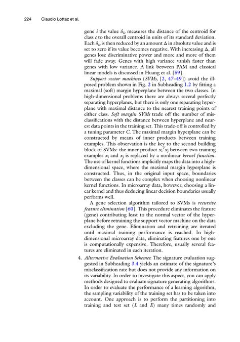 Fundamentals of Bioinformatics gene i the value δic measures the distance of the centroid
