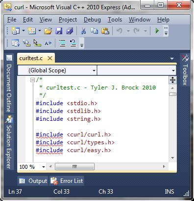 How Do I Use Libcurl In Visual C Stack Overflow