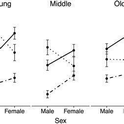 An Illustration Of The Full Interaction Between Feature Sex And Age Download Scientific