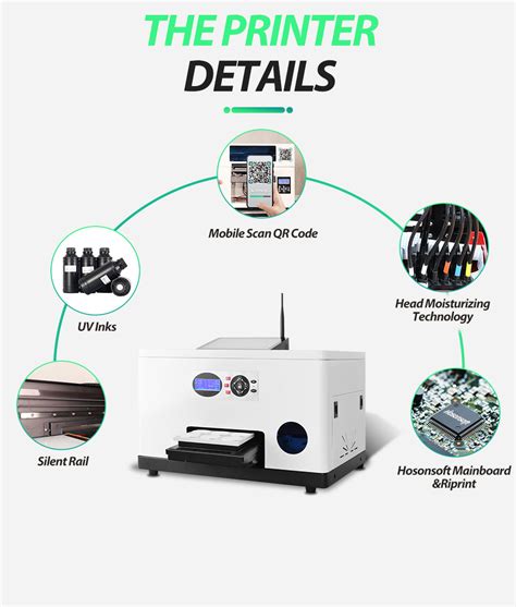 New Arrival Rf Co1 App A5 Uv Printer For Coins Dog Pet Nameplate