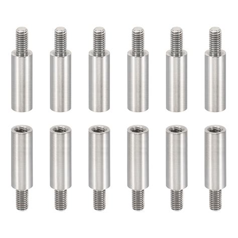 24pcs M3 Standoffs M3 146mm Spacer Standoffs Steel Threaded Standoffs Screws 3mm Id 5mm Od