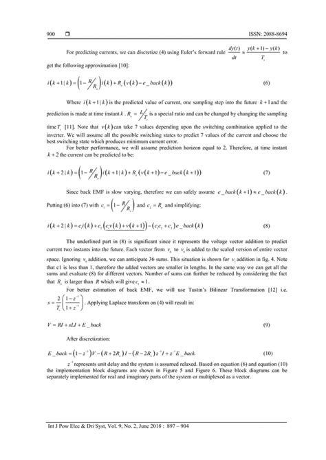 Modular Approach To Implement Model Predictive Control On Three Phase Voltage Source Inverter Pdf